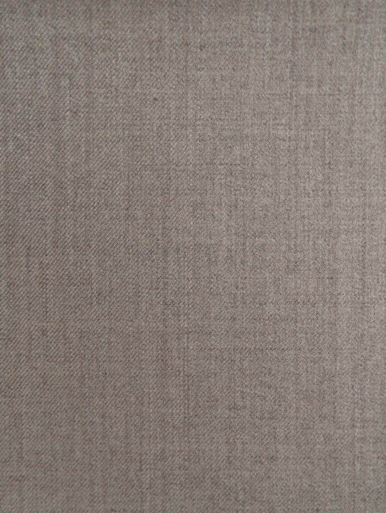 100% Wool Suiting Fabric, Vintage Style, Dark Grey, Rib Weave - Made In ...