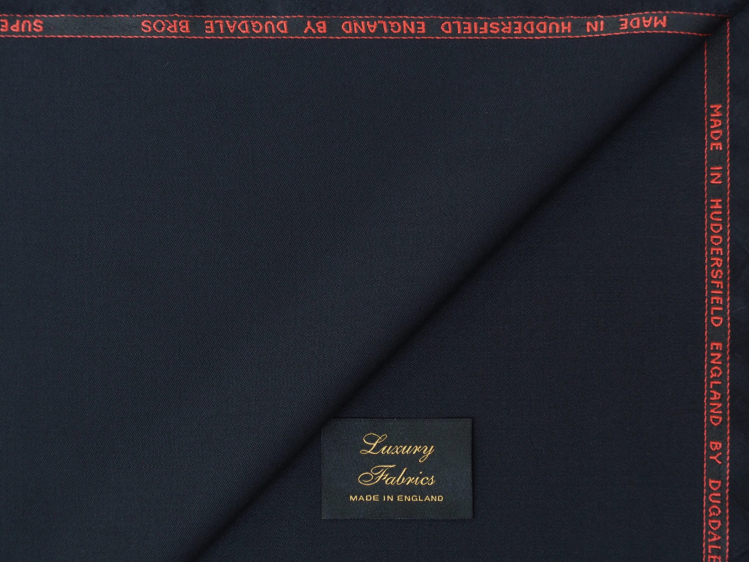 Dugdale Bros, 450gram Barathea Tuxedo Dinner Suiting Fabric Midnight ...